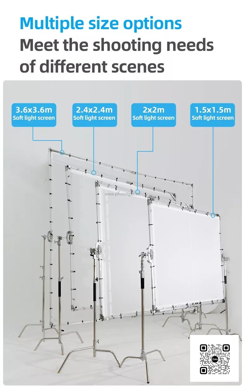 FRAME SCRIM DIFFUSER -THAO TÁC NHANH